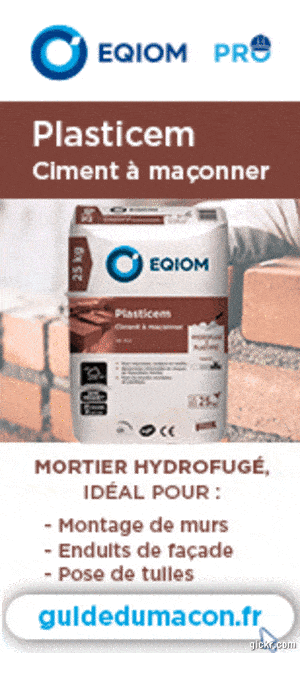 OPL - Plaque de clôture - béton - L. 1,92 m - 50x3,8 cm | Point.P